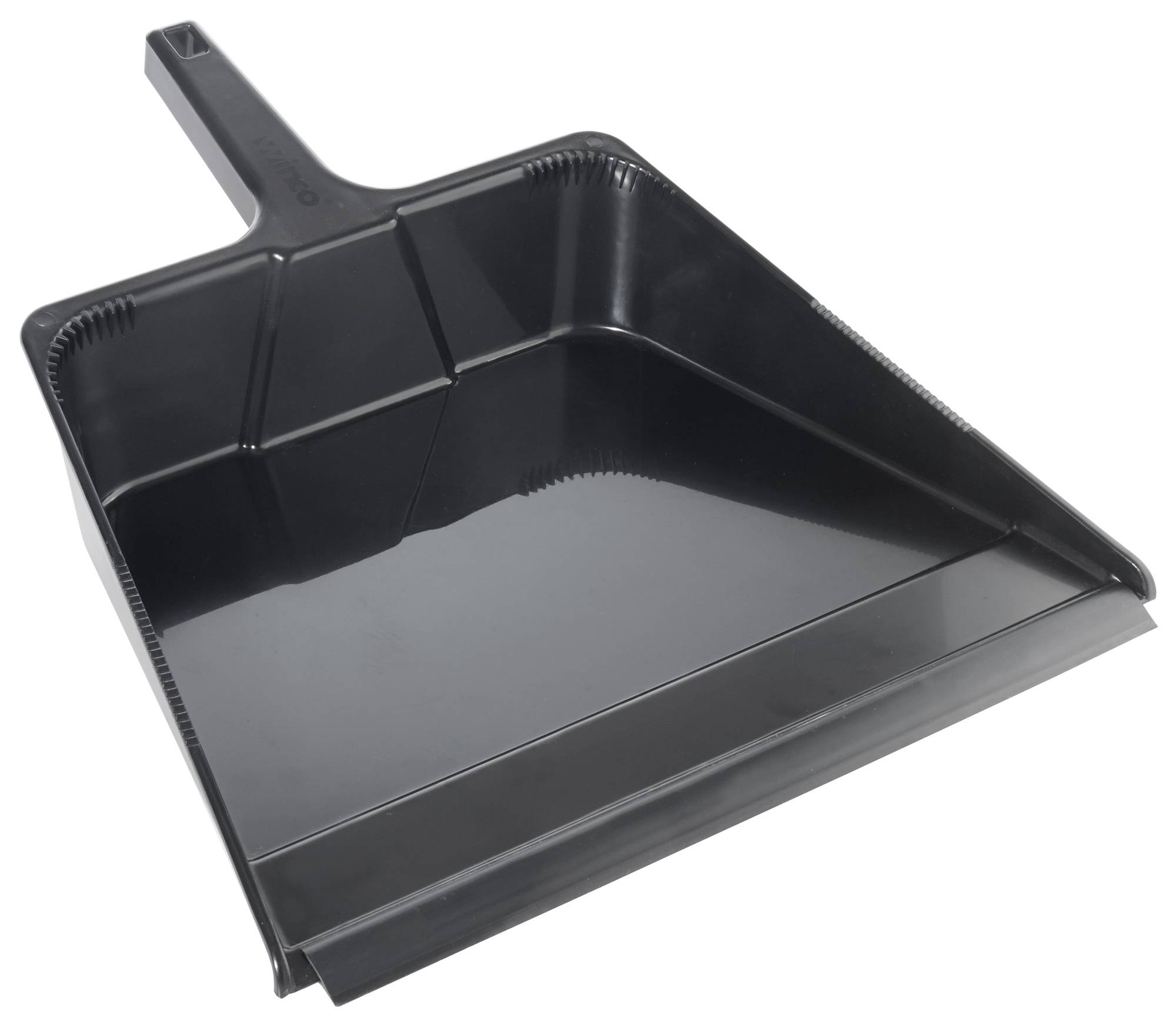 Large Dust Pan, 16″ x 18″ x 5-1/4″, Plastic, Black | Hospitality ...